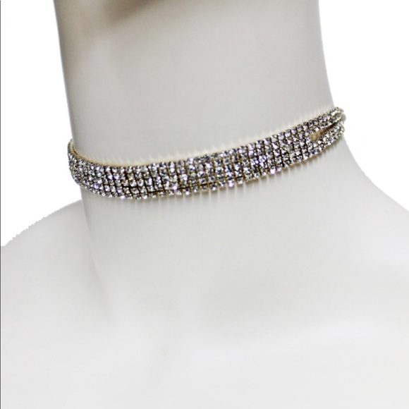 Jewelry | Gold Bling Choker | Poshmark
